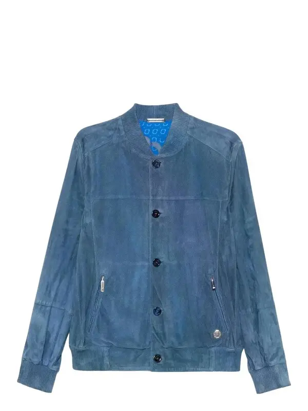 Stefano Ricci Bomber Jacket - Blue