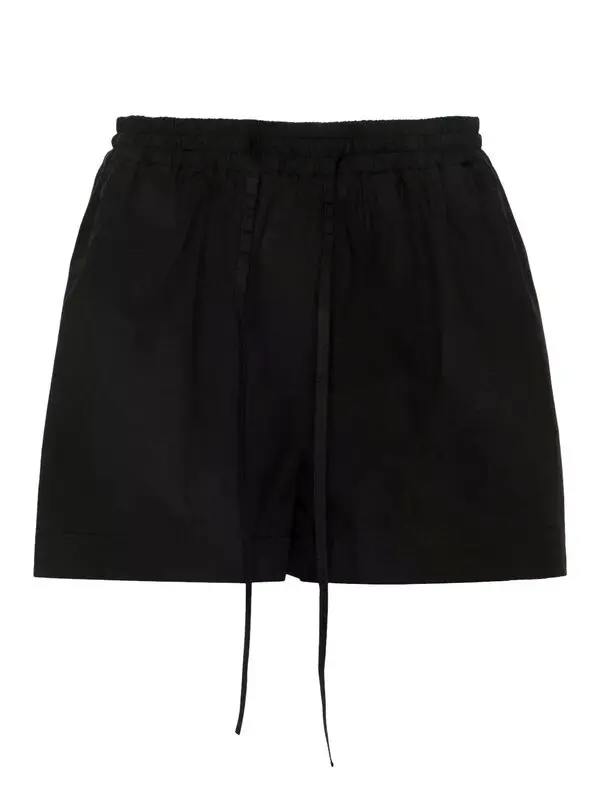 Matteau Mid-rise Organic Cotton Shorts - Black