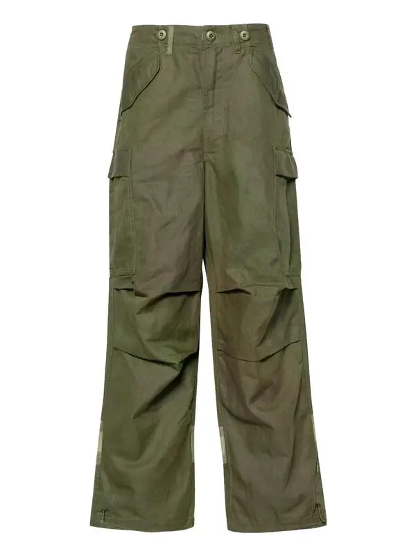 MAHARISHI Hi-vis M65 Wide-leg Cargo Trousers - Green