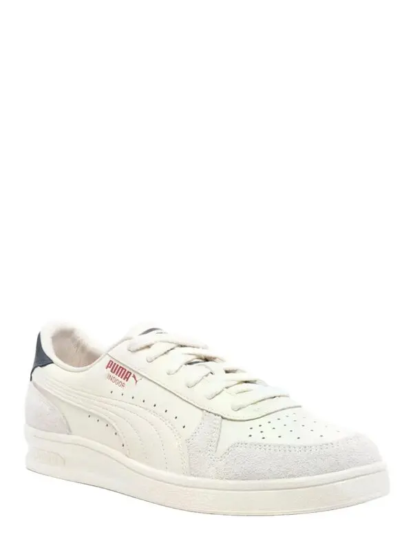 PUMA Paneled Leather And Suede Sneakers - Neutrals