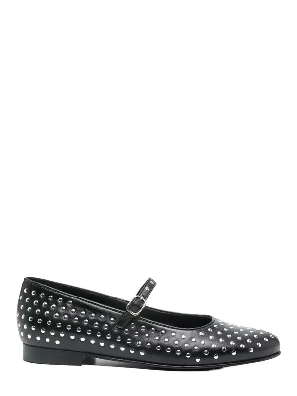 ALOHAS Lucien Ballet Flats With Buckle Strap - Black