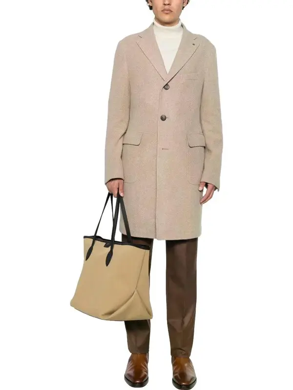 Tagliatore Single-breasted Coat - Neutrals