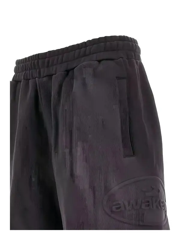 AWAKE NY Embossed-logo Shorts - Black