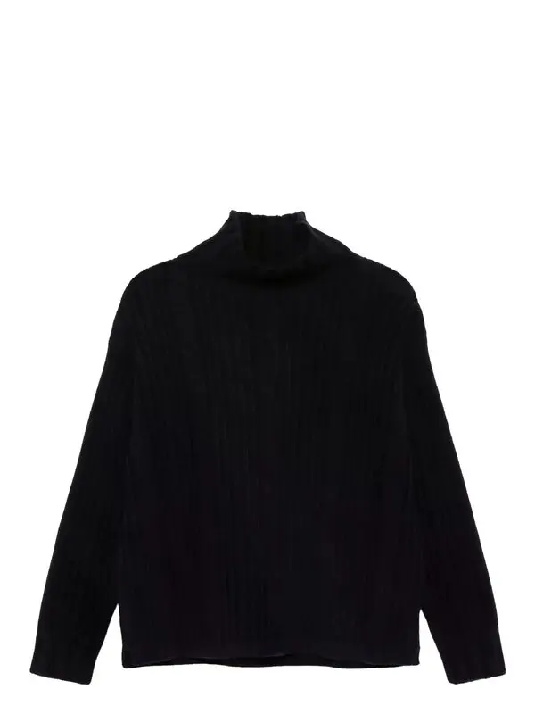 Max Mara Ribbed-knit Wool-cashmere Blend Sweater - Blue