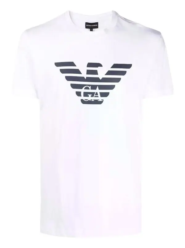 Emporio Armani Eagle-logo T-shirt - White