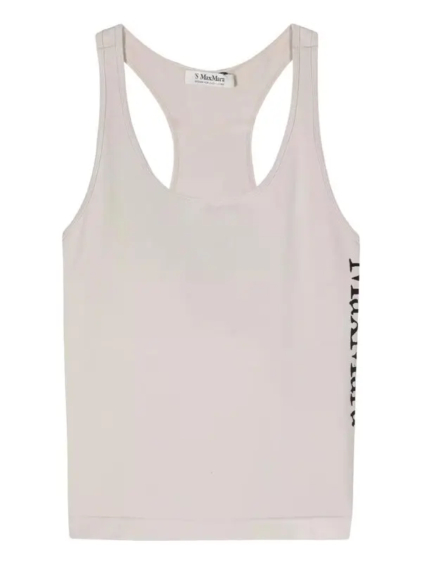 Max Mara Fortuna Technical Jersey Top - Neutrals