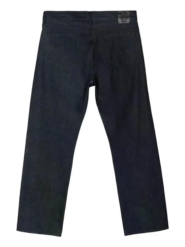 Off-White Embroidered-logo Jeans - Blue