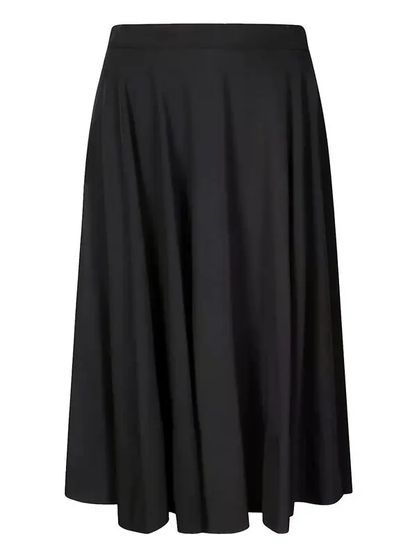 M.S.M. High-waisted Midi Skirt - Black