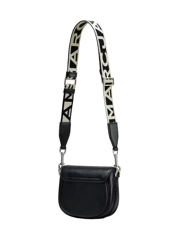 Marc Jacobs The Covered J Marc Saddle Bag - Black