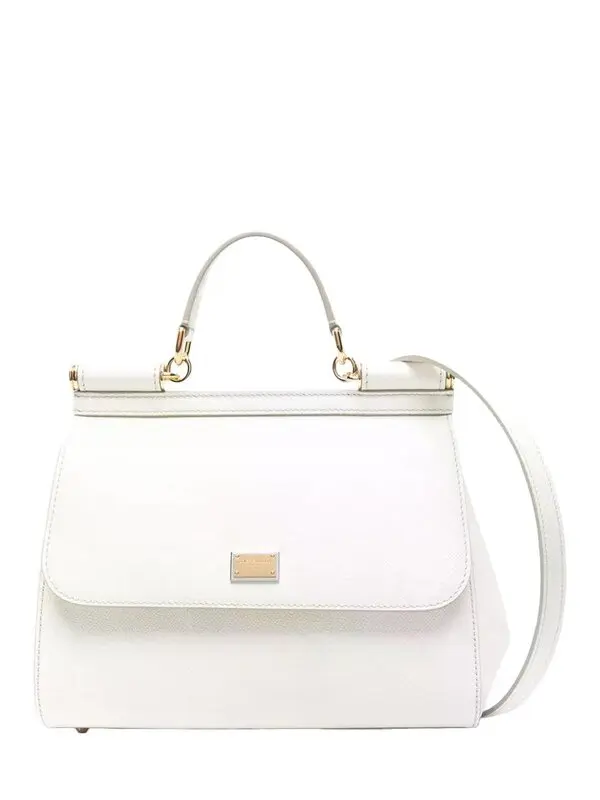 Dolce & Gabbana Large Sicily Tote Bag - White