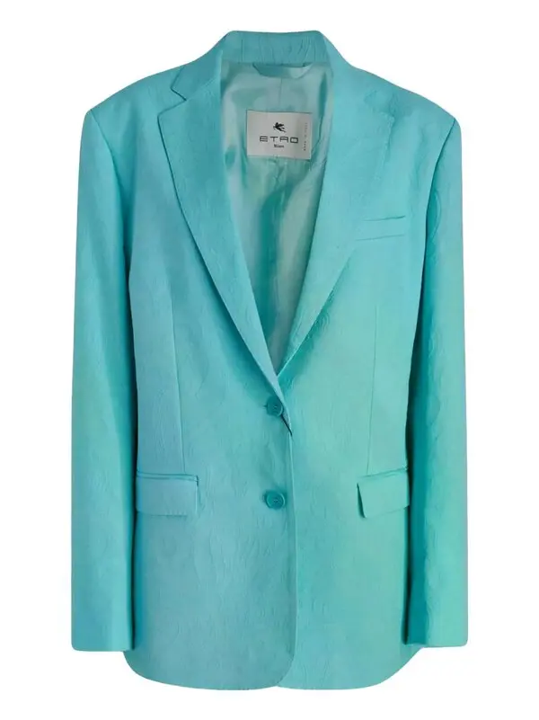 Etro Jacquard Blazer - Blue