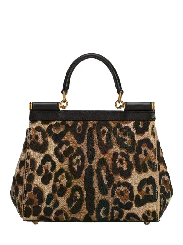 Dolce & Gabbana Animalier Sicily Handbag - Brown