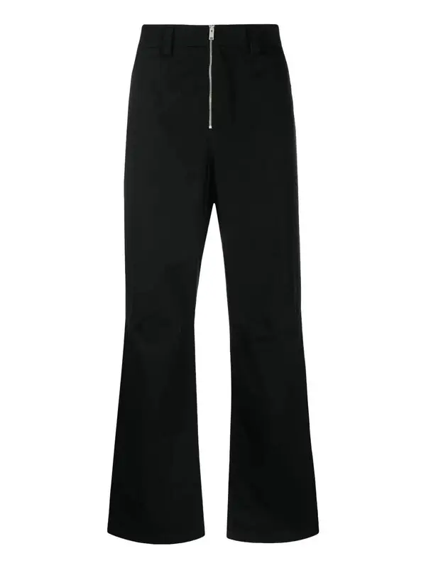AMBUSH Cotton Zip-up Trousers - Black