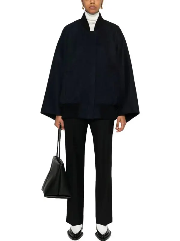 Max Mara Zenone Bomber Jacket - Blue