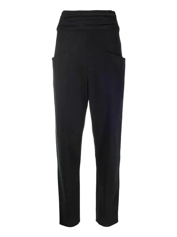 Isabel Marant Étoile Stoda High-waisted Tapered Trousers - Black