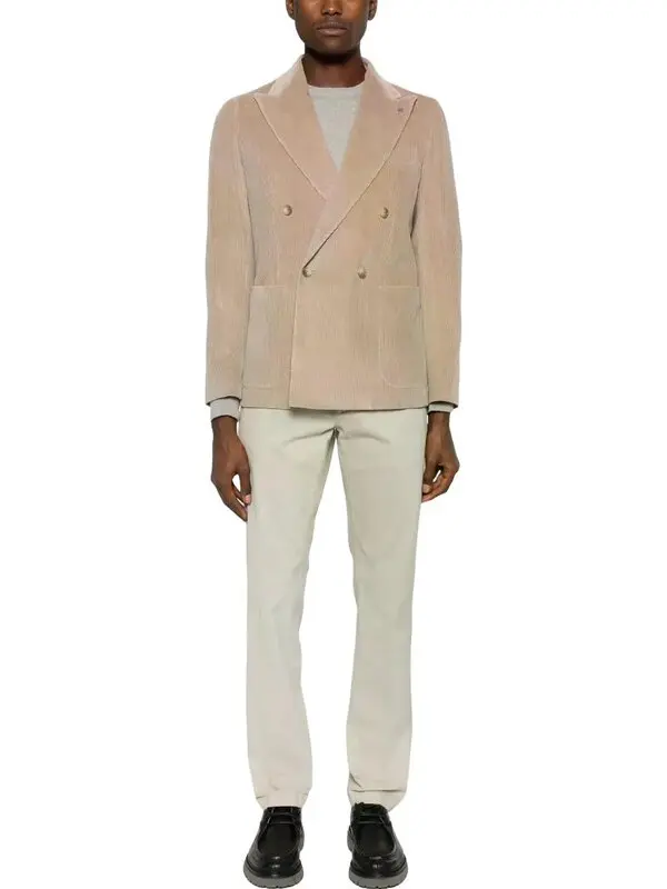 Tagliatore Corduroy Blazer - Neutrals