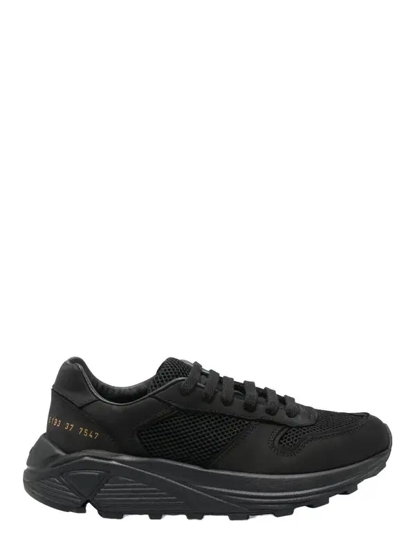 COMMON PROJECTS Panelled Lace-up Sneakers - Black