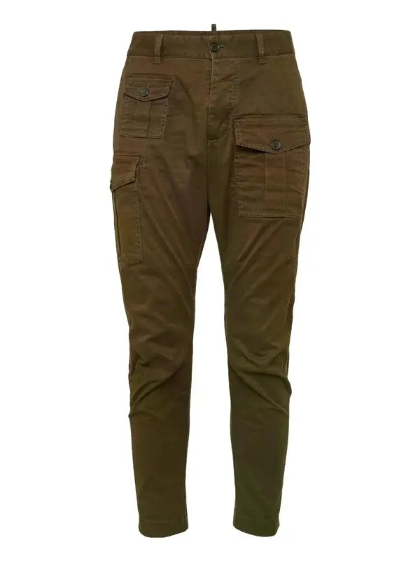 Dsquared2 Sexy Tapered Cargo Trousers - Brown