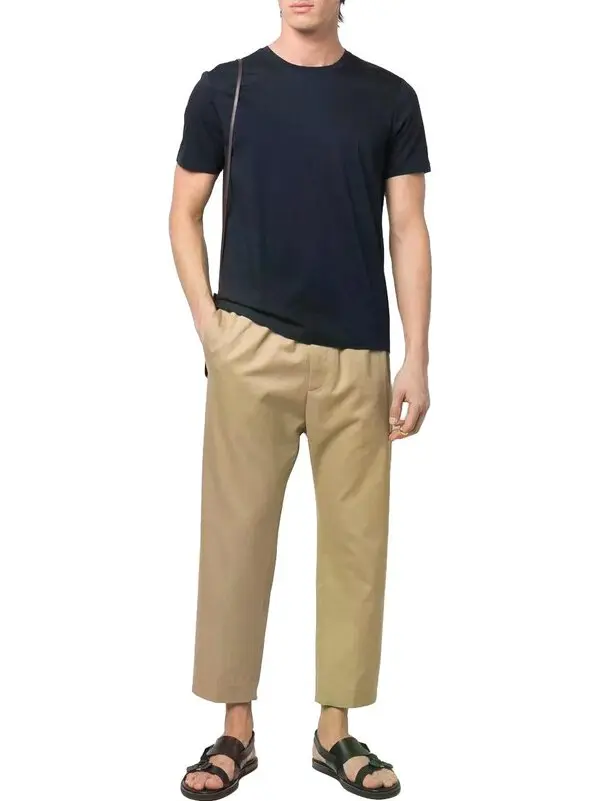 BOSS Round-neck Short-sleeve T-shirt - Blue