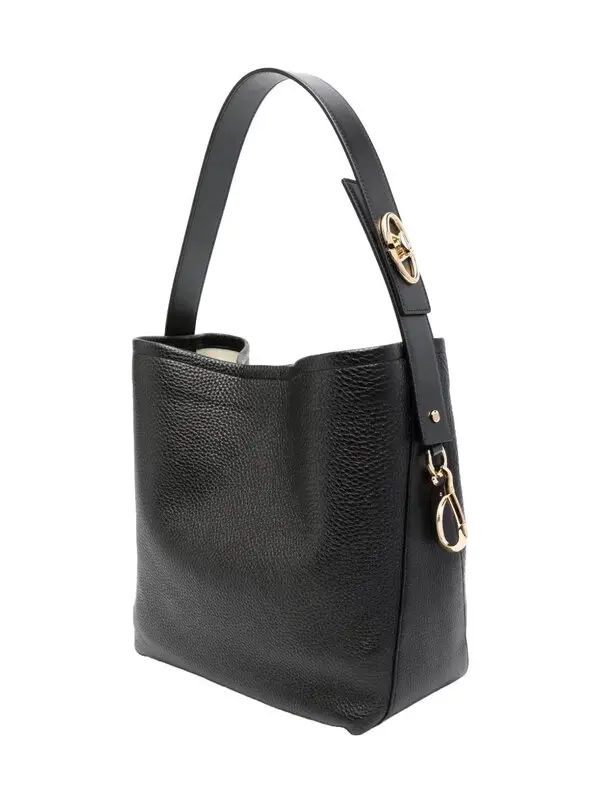 Valentino Garavani Vlogo Signature Shoulder Bag - Black