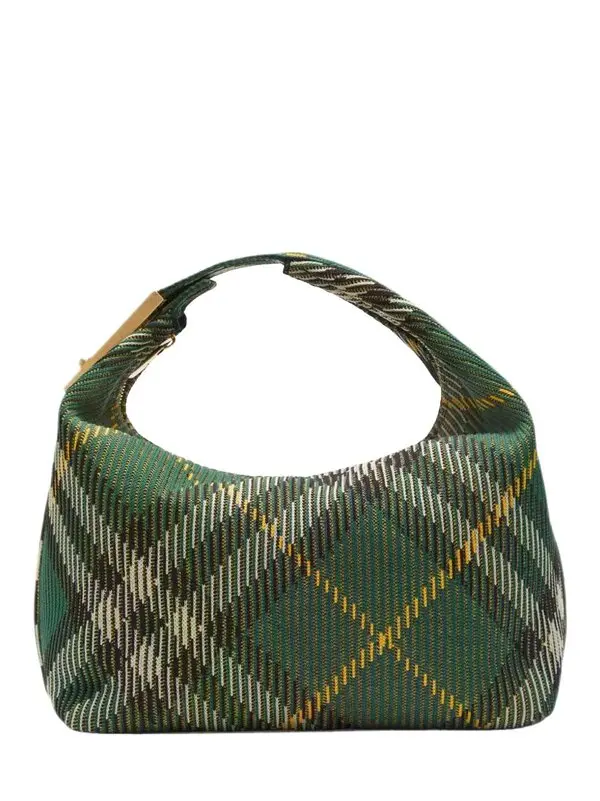 Burberry Check-pattern Shoulder Bag - Green