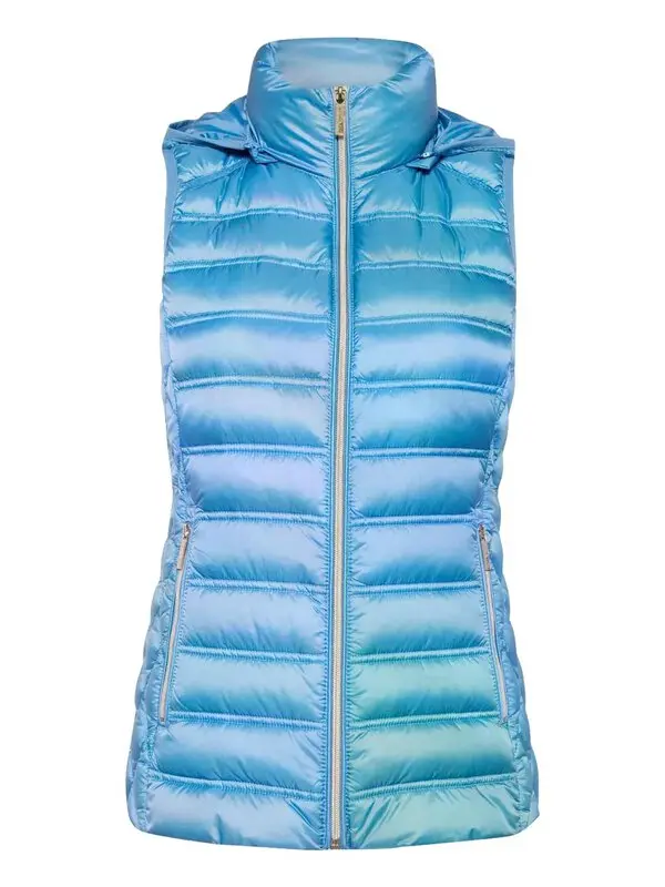 Michael Kors Packable Quilted Puffer Vest - Blue