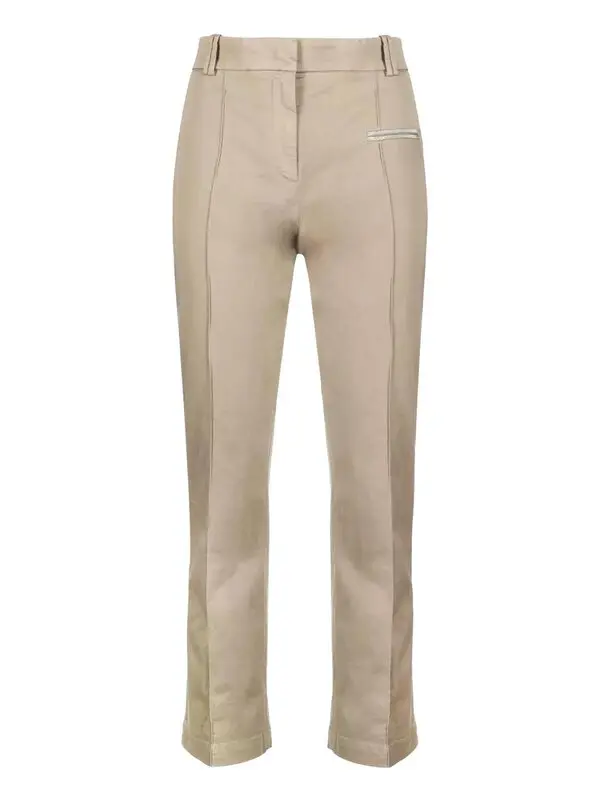 Fabiana Filippi Straight-leg Cropped Trousers - Neutrals