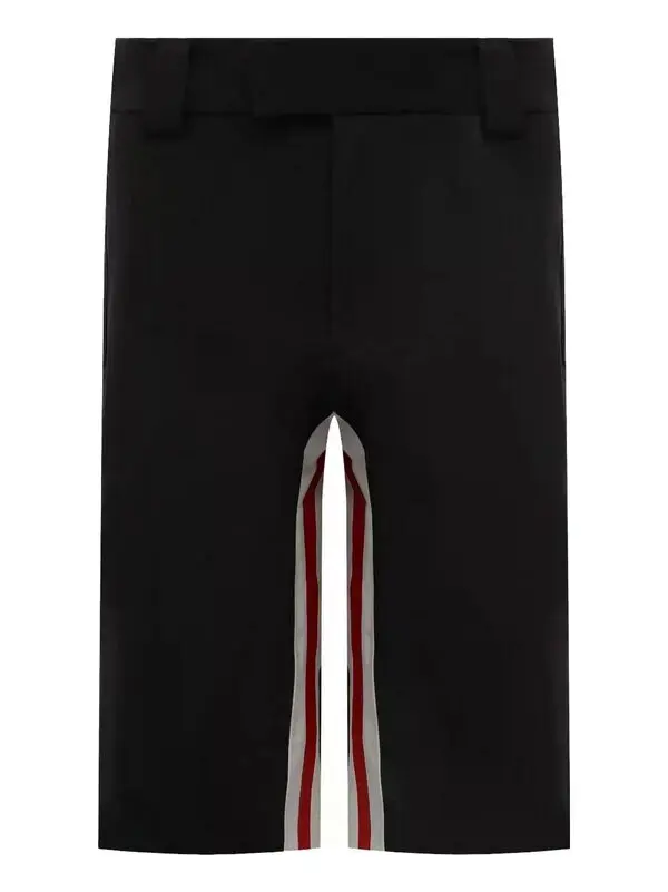 Prada Striped Detail Shorts - Black