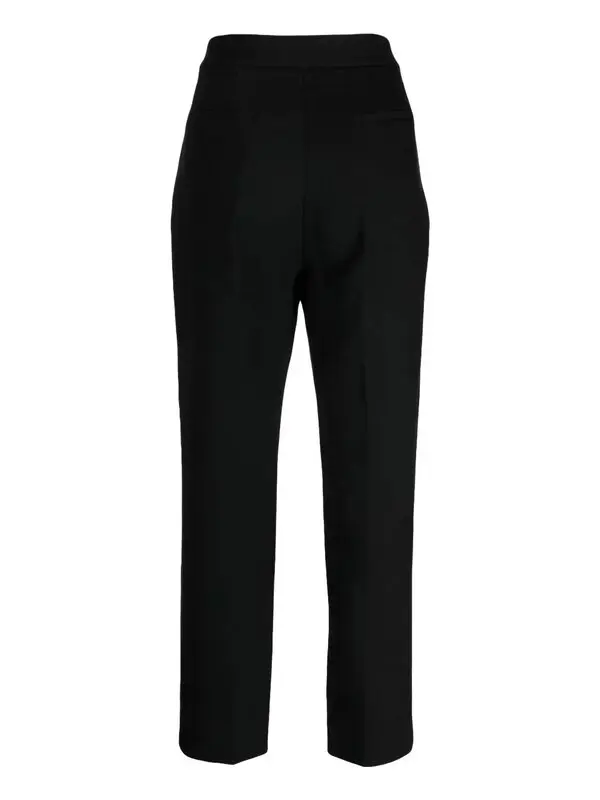 Dice Kayek Pressed Crease Straight-leg Trousers - Black