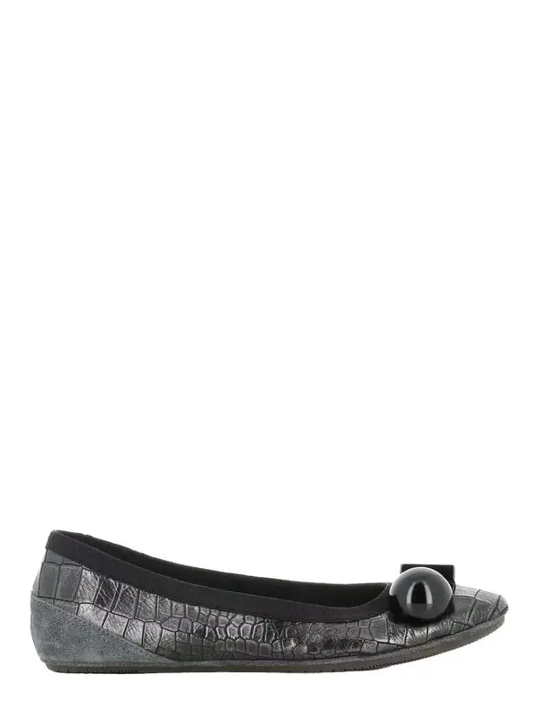 DOVE NUOTANO GLI SQUALI Becky Ballerina Shoes - Grey