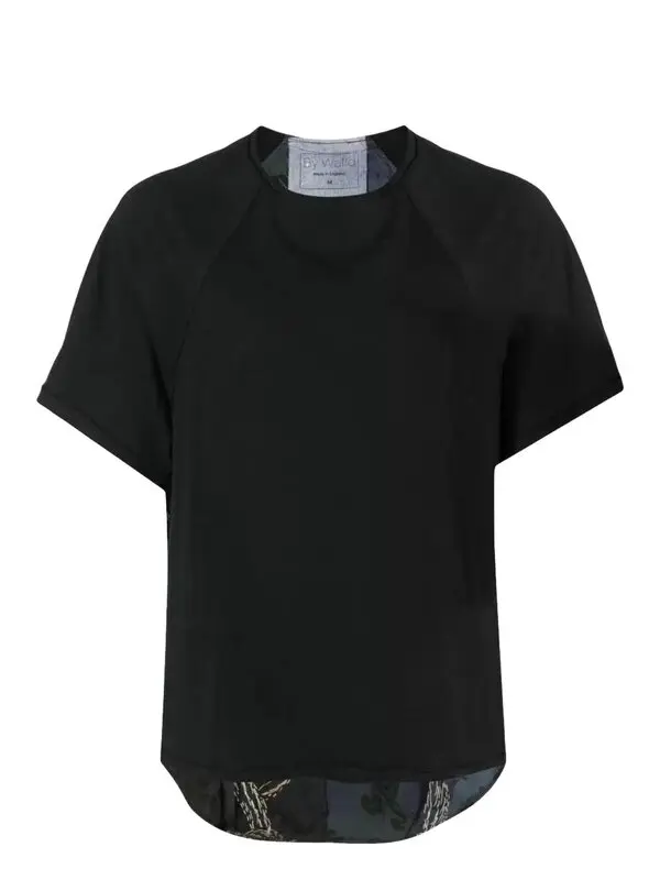 By Walid Raglan-sleeved T-shirt - Black