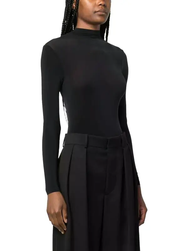 Wolford Buenos Aires Semi-sheer Bodysuit - Black