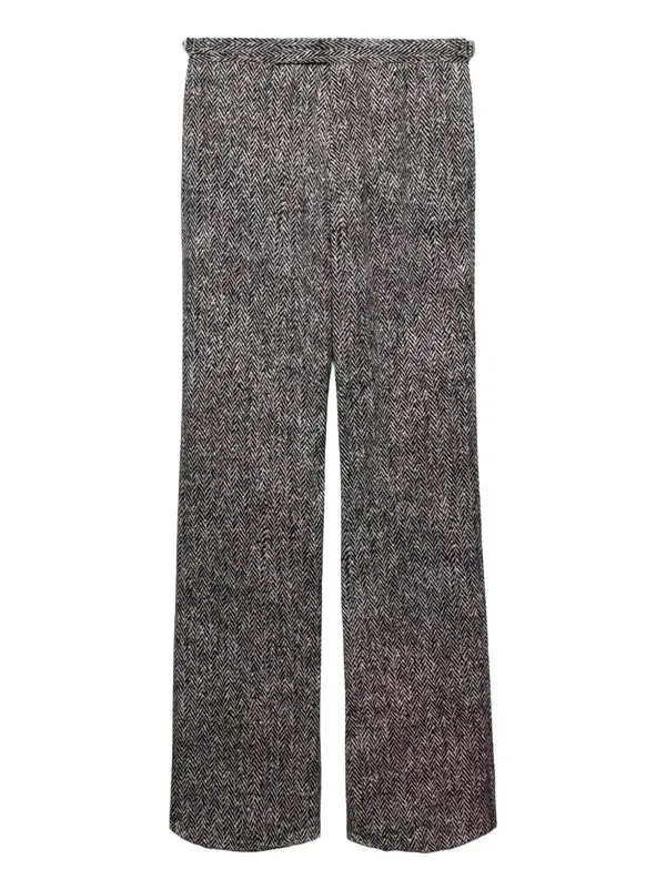 Prada Cotton Gabardine Pants - Black