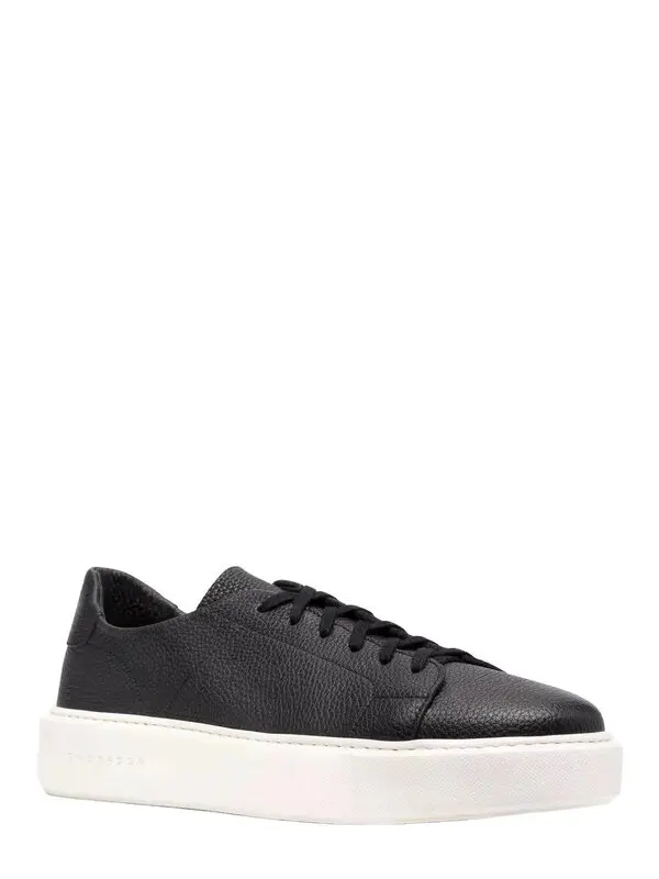 HENDERSON BARACCO Pebbled Low-top Sneakers - Black