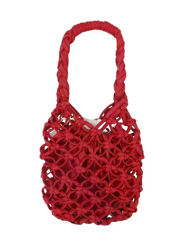 Comme Des Garçons Knotted Shoulder Bag - Red