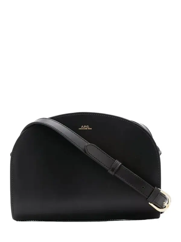 A.p.c. Demi Lune Cross Body Bag - Black