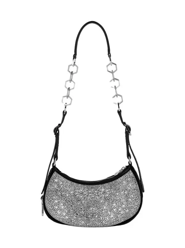 Philipp Plein Embellished Shoulder Bag - Silver