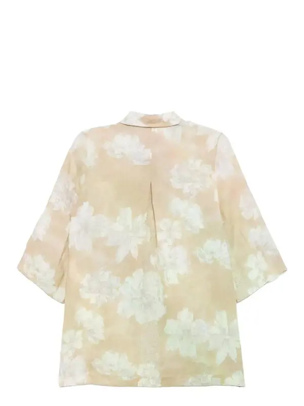 Transit Floral Printed Shirt - Brown