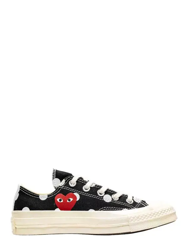 CONVERSE X Comme Des Garçons Play Chuck 70 Ox Polka Dot Sneakers - Black