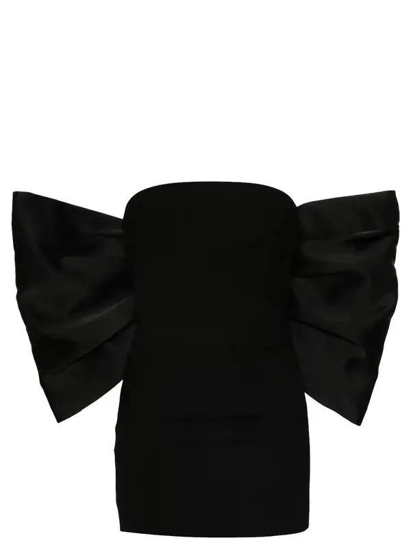 MONOT Boned Strapless Minidress - Black