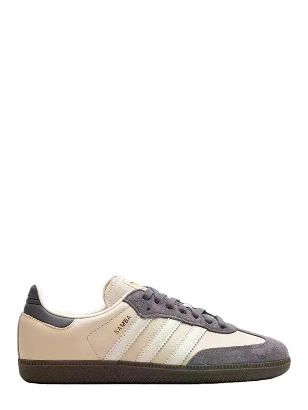 Adidas Samba Og Crystal Sand/charcoal Sneakers - Neutrals