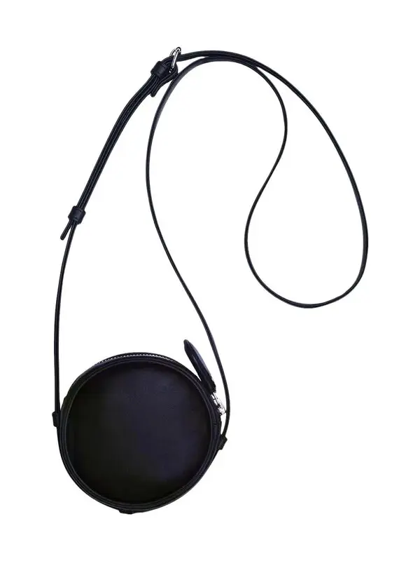 COURREGES Reedition Circle Leather Bag - Blue