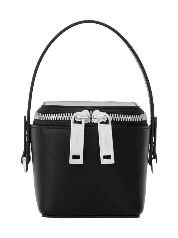 FERRAGAMO Micro Leather Mini Bag - Black