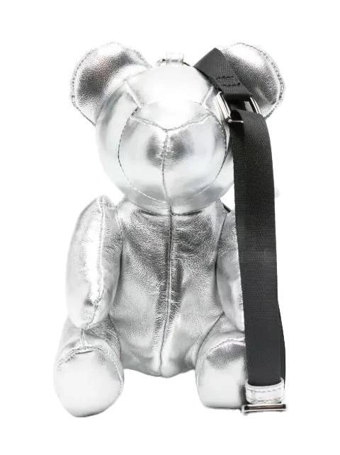 Mihara Yasuhiro Bear-shaped Cross Body Bag - Silver