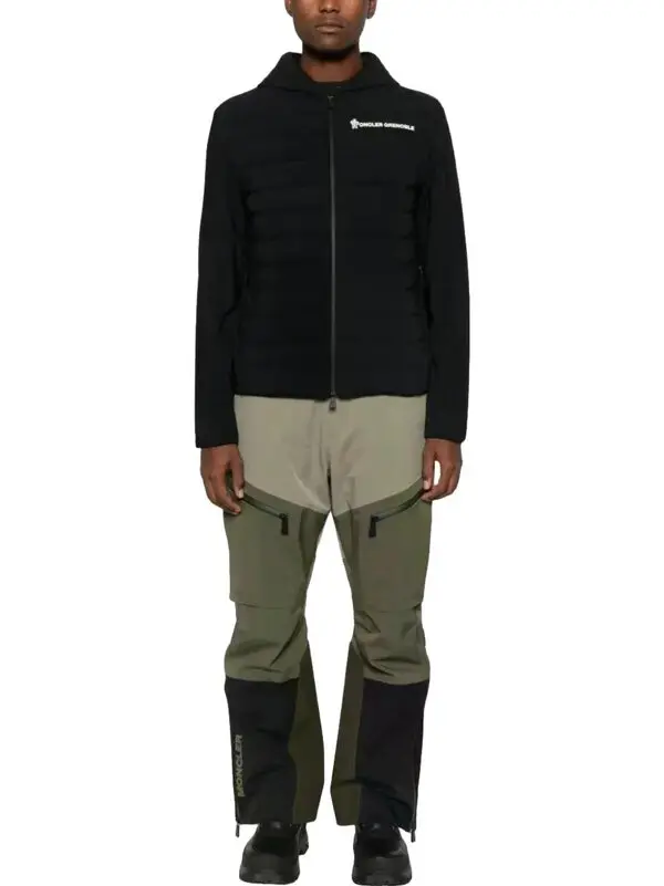 Moncler Padded Zip-up Jacket - Black