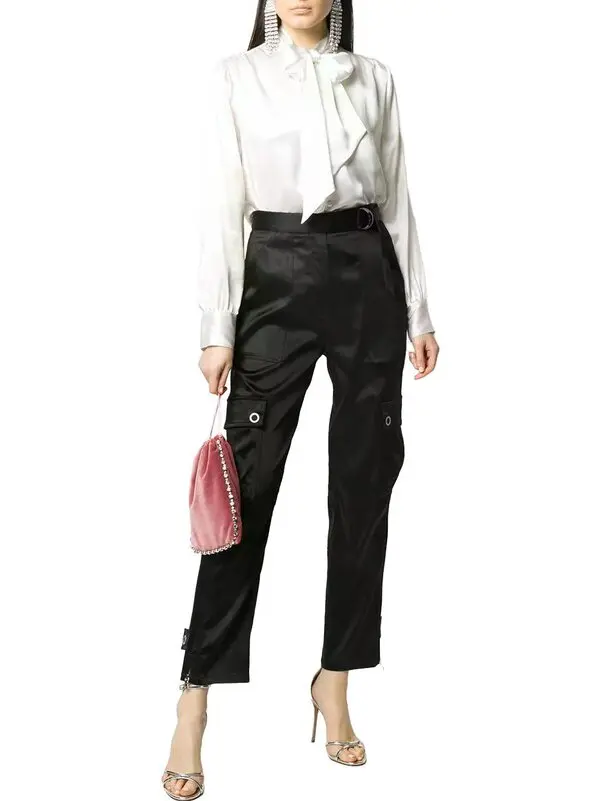 Simkhai High-rise Cargo Pocket Trousers - Black