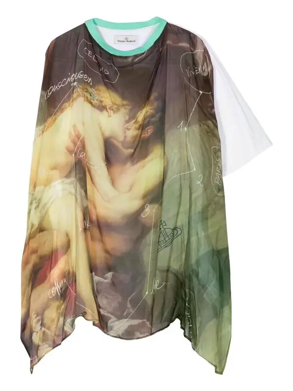 VIVIENNE WESTWOOD Kiss Swing T-shirt - Neutrals