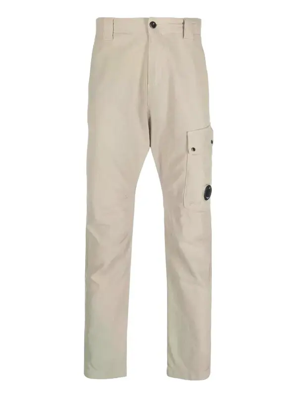 C.P. COMPANY Ottoman Lens-patch Cargo Trousers - Neutrals