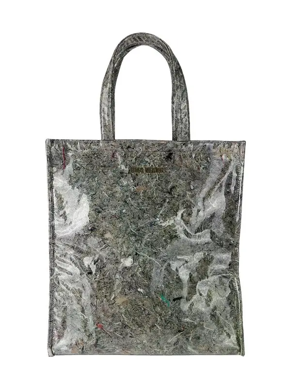 UMA WANG Abstract Print Tote Bag - Grey