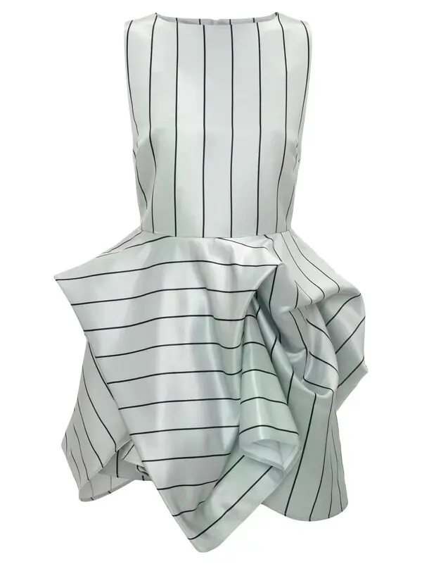 JW Anderson Sleeveless Peplum Minidress - Grey